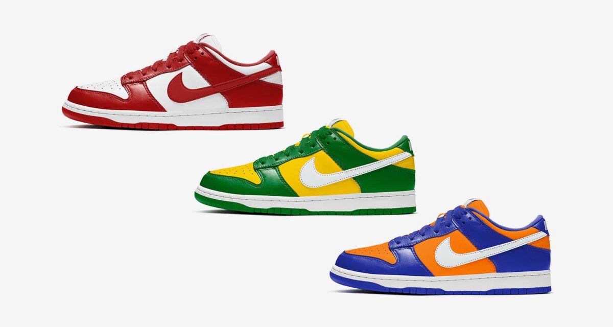 Three Nike Dunk Low Colorways Unveiled for Summer